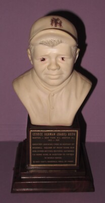 1963 Sports Hall of Fame Bust, Babe Ruth, marked with black ink | eBay