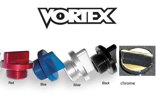 Vortex Oil Filler Cap Kawasaki Engine Motorcycle Black Blue Chrome Red ...