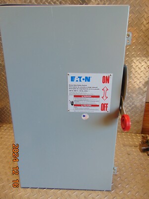 EATON DH364FRK 200A 200 AMP FUSIBLE SAFETY DISCONNECT SWITCH see ...