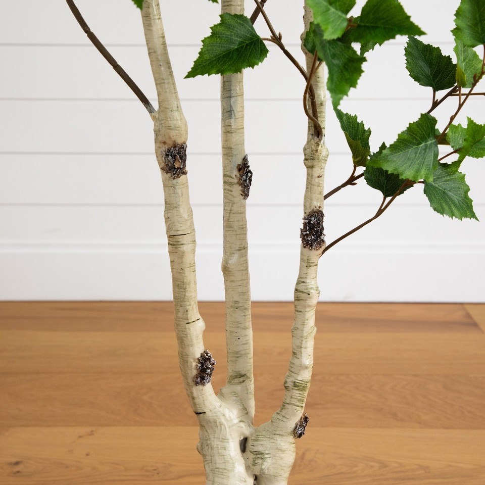 6’ Artificial Birch Tree Home Decor. Retail $199 | eBay