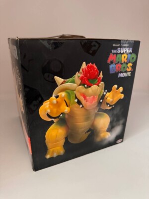 NEW Nintendo The Super Mario Bros Movie Bowser Figure with Fire ...