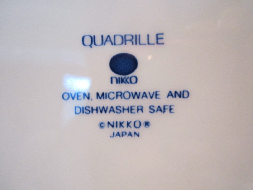 Nikko Alpine Quadrille Shape Saucer Only | eBay