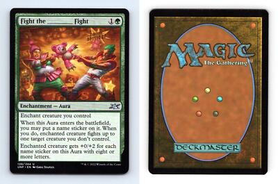 Fight The ___Fight #138/244 MTG Unfinity 2022 Uncommon TCG Card | eBay