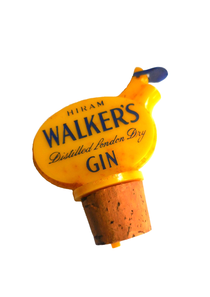 Hiram Walker's London Dry Gin vintage plastic Pourer | eBay
