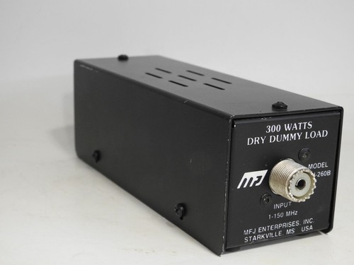 EXCELLENT CONDITION WORKS FINE MFJ-260B 300 WATT COMPACT DRY DUMMY LOAD ...