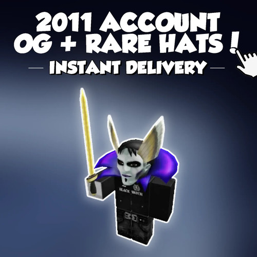 [OG] ROBLOX 2011 ACC🔥16+ Offsales & Limiteds🔥Wizza + ROBLOX Birthday ...