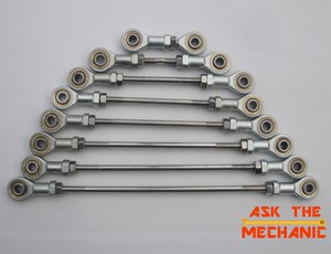 M6 Rod Ends RH & LH Thread Rose Joint Tie Track Rod End Gear Link ...