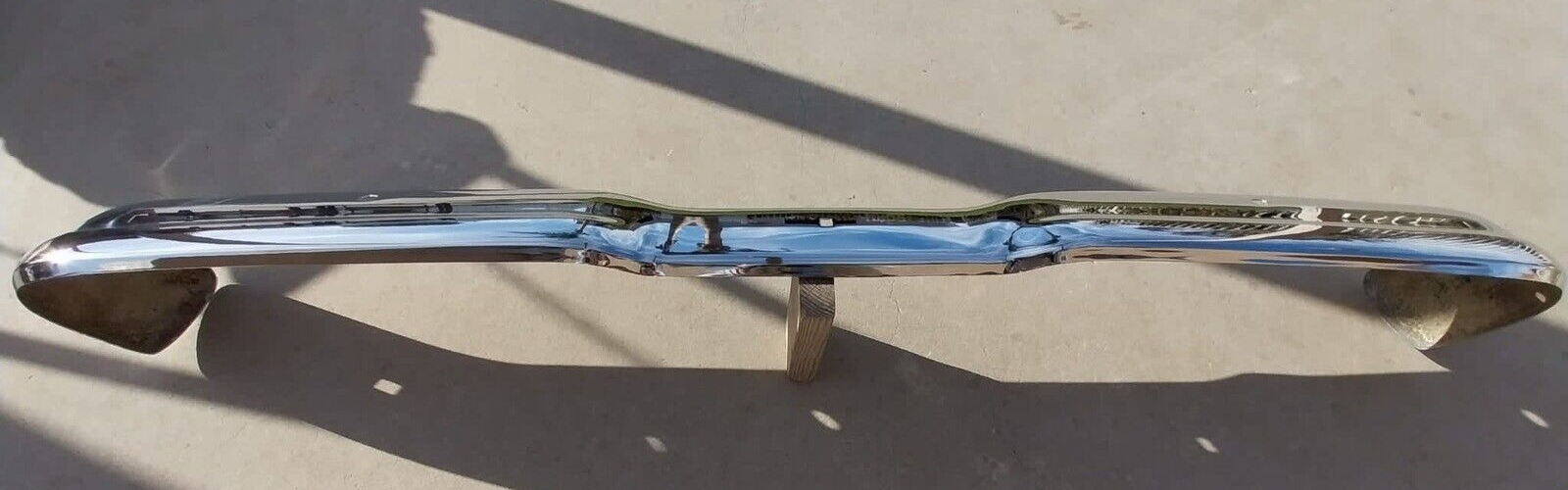 S CUSTOM 300 REAR BACK NEW TRIPLE CHROME PLATED IMPACT BUMPER 1957 57 ...