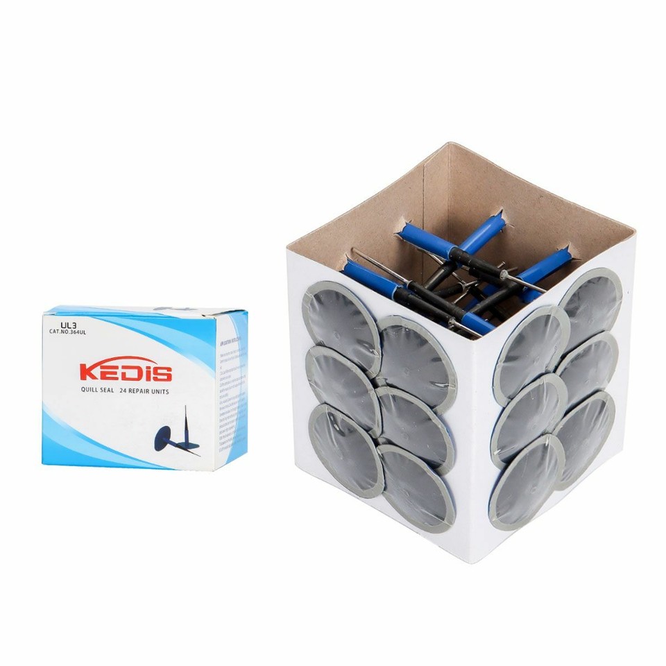 24pcs Auto Car Truck Tire Tyre Puncture Repair Plug Patch Kit 36mm 4mm ...