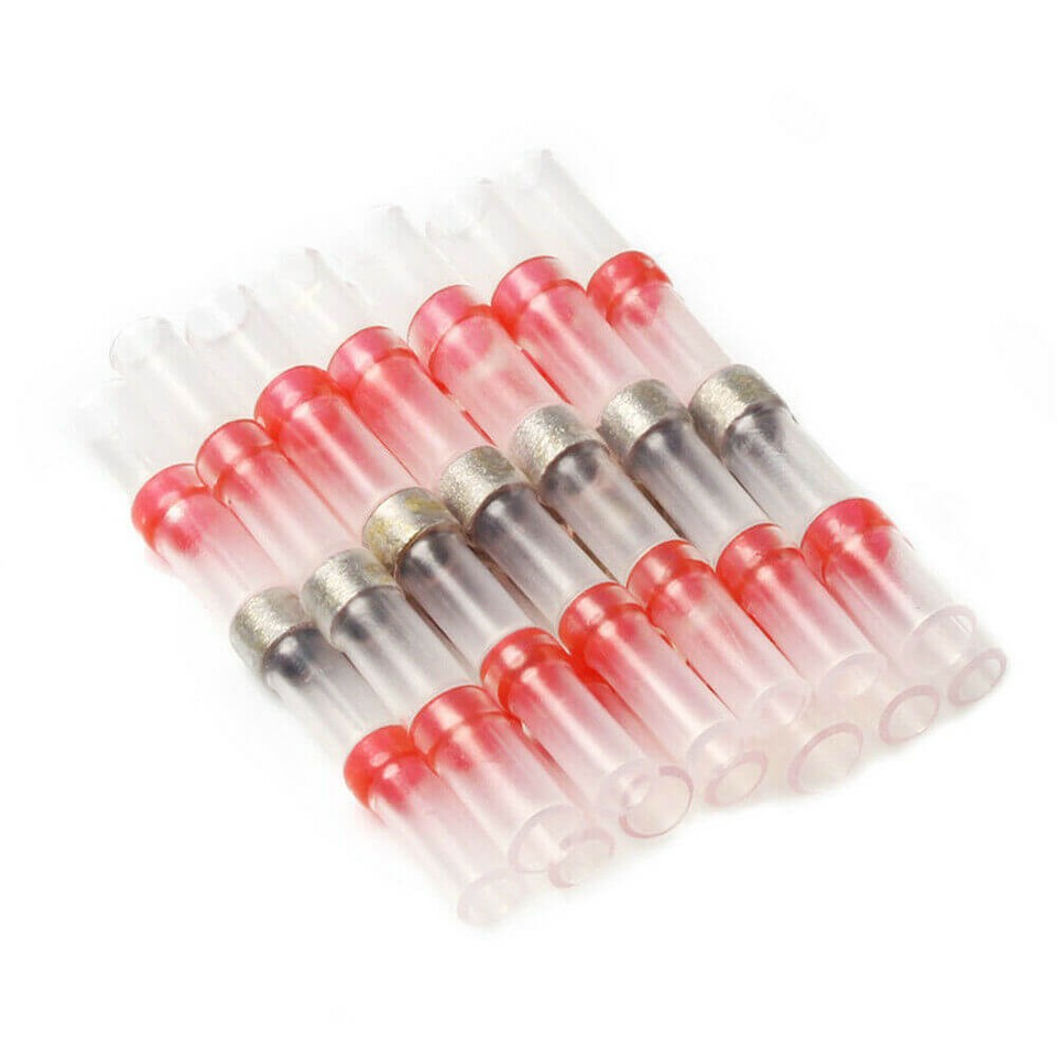100/1000x Waterproof Solderstick Butt Wire Connector Kit Solder Sleeve ...