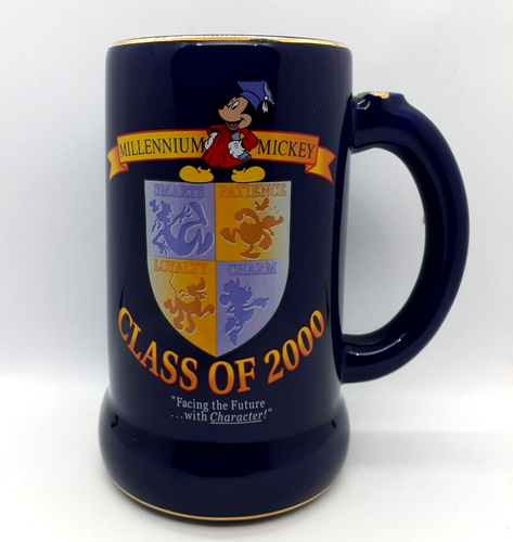 Disney Store Exclusiv Millennium Mickey Class of 2000 coffee beer stein ...