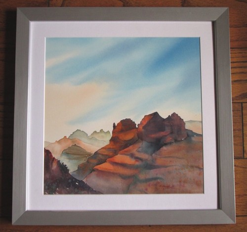 SEDONA ARIZONA WATERCOLOR PAINTING by ISABELLE SERUCH CAPOUILLEZ (with ...