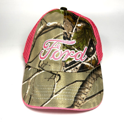 FORD Realtree Camo Pink Bling Womens Baseball Cap Adjustable Trucker ...