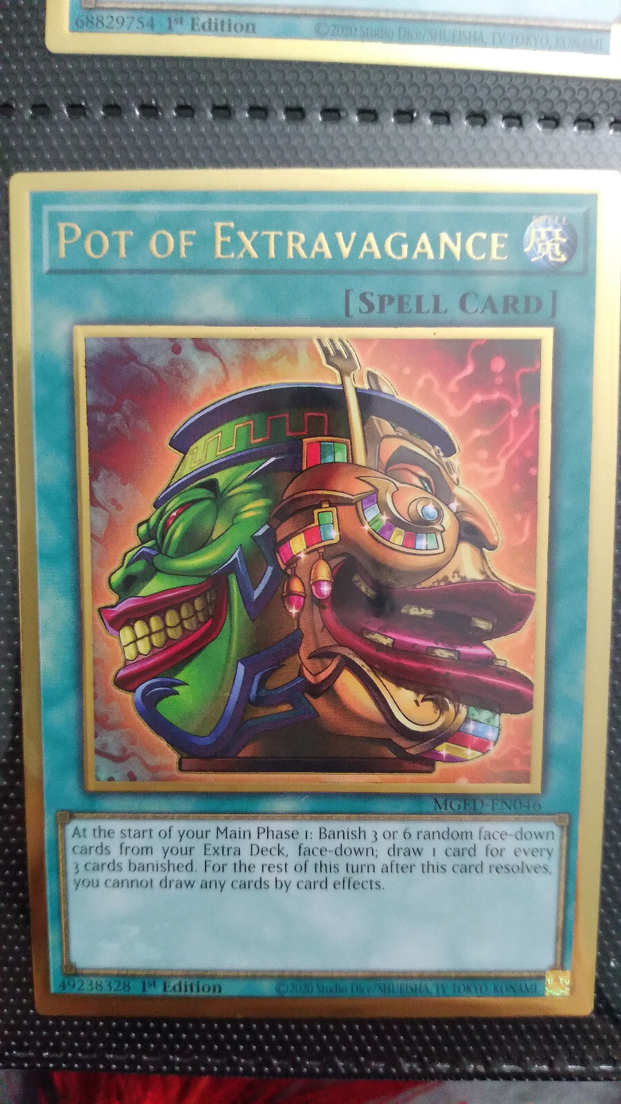 Yu-Gi-Oh! TCG Pot of Extravagance Maximum Gold: El Dorado MGED-EN046 ...