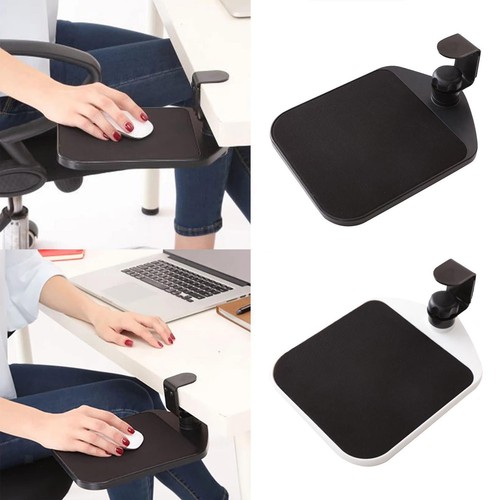 Adjustable Mouse Platform Clamp On Under Desk Mouse Extender Tray 360 ...