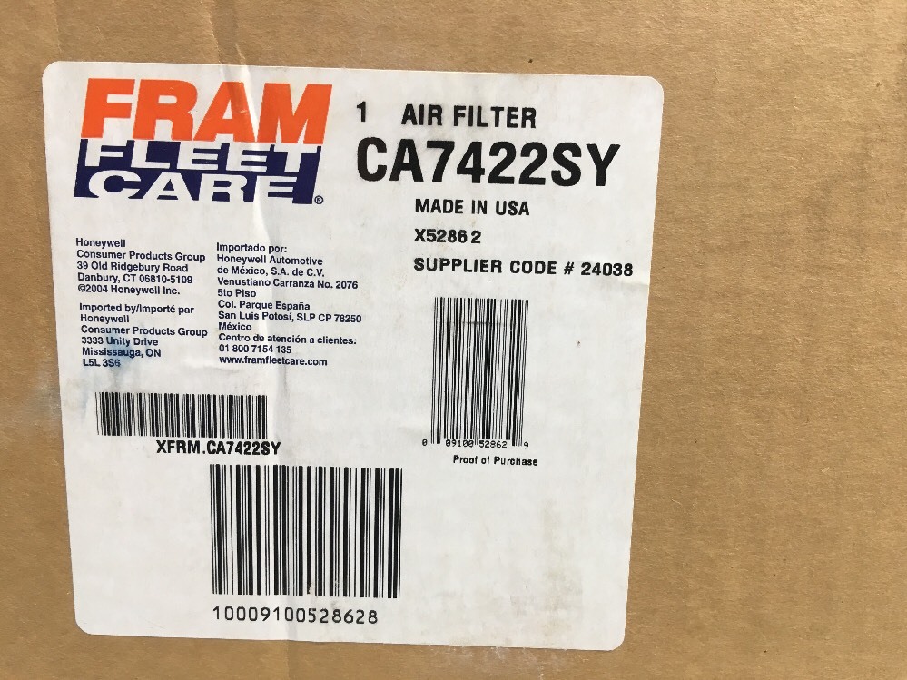 FLEETGUARD AF4990 - Air filter cross reference