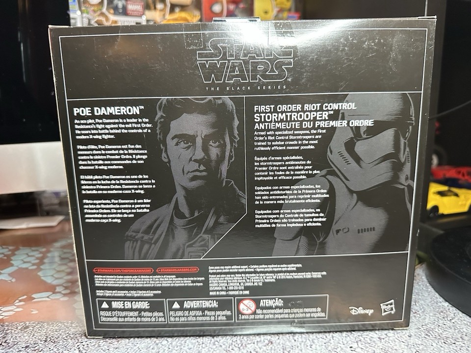 Star Wars Black Series Poe Dameron & First Order Riot Control ...