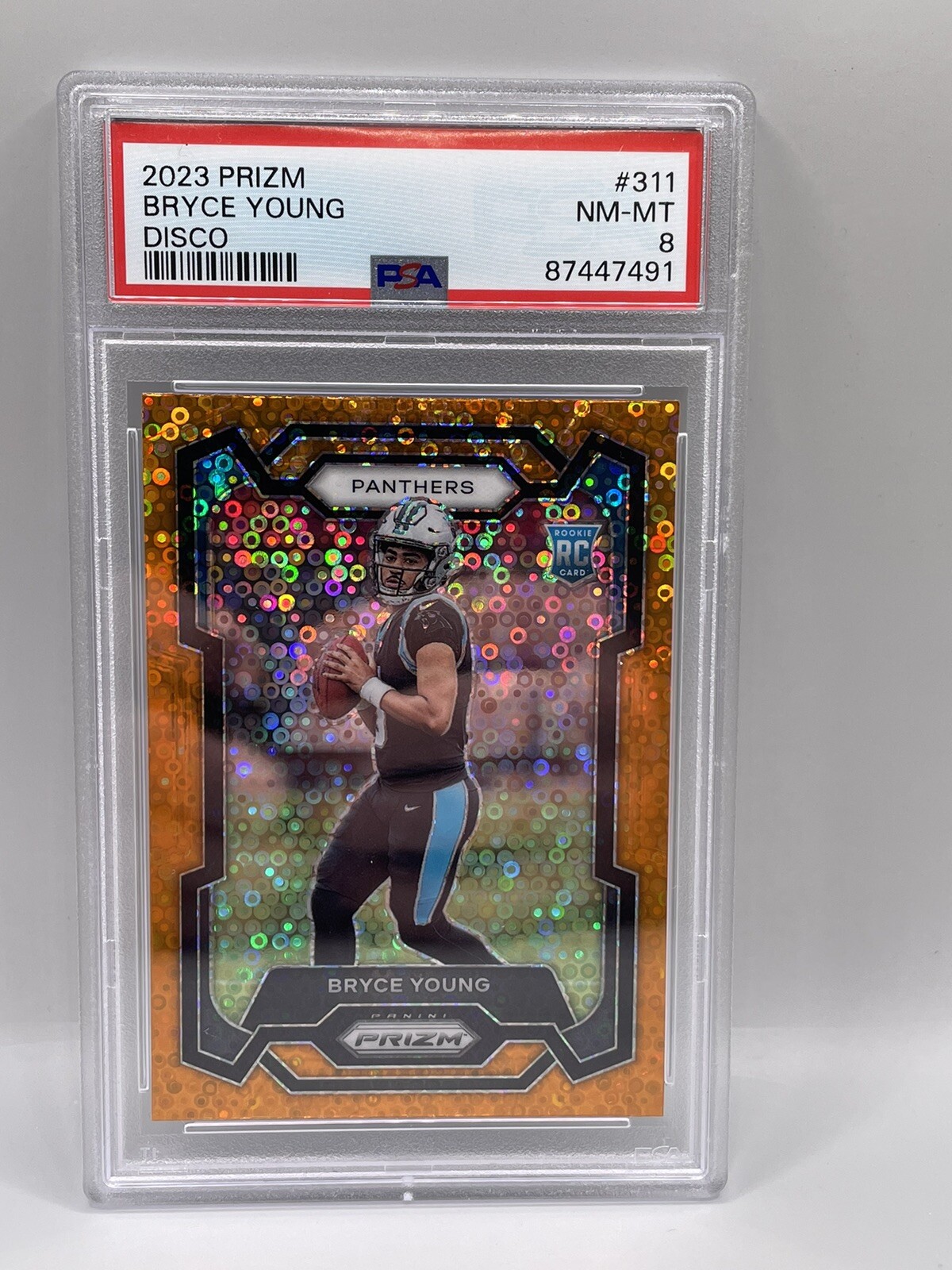 Bryce Yong 2023 Panini Prizm Orange Disco Prizm Rookie PSA 8 #311 ...