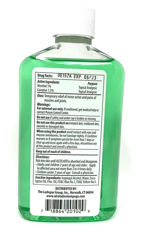 Medicado Alcolado Relampago 7oz / 207ml | eBay