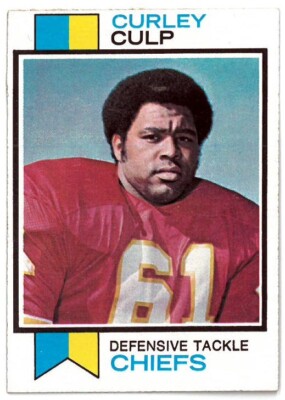 Curley Culp 1973 Topps Rookie Card (RC) #167 (Kansas City Chiefs/HOF ...