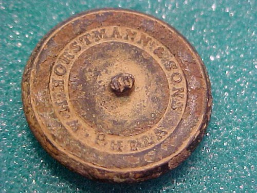 CIVIL WAR CONFEDERATE C.S.A. VIRGINIA STATE SEAL FULL SIZE COAT BUTTON ...