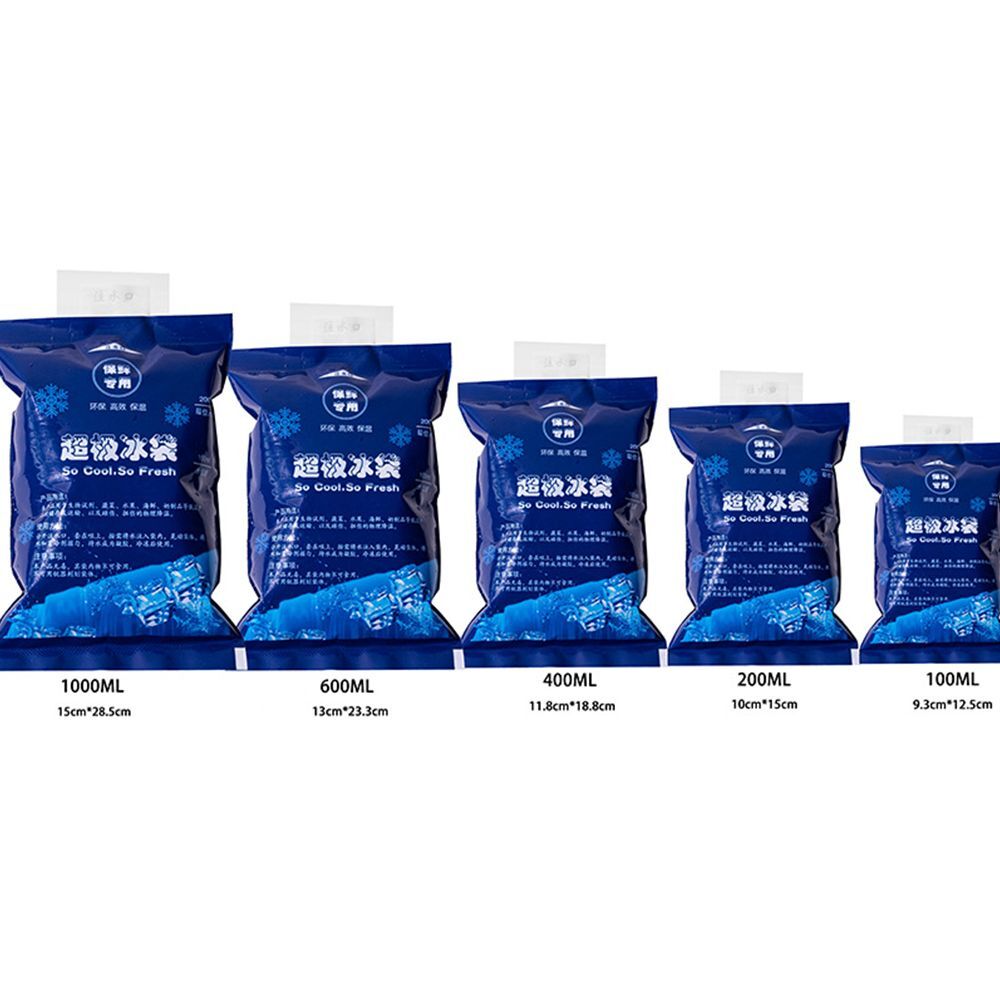 Drinks Refrigeration Keep Food Fresh Cold Compressed Ice Pack Cooler ...