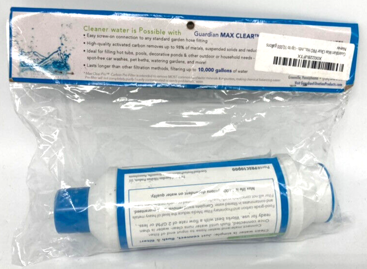 Guardian Max Clear Carbon Pro Pre-Filter - 10000 gal | eBay