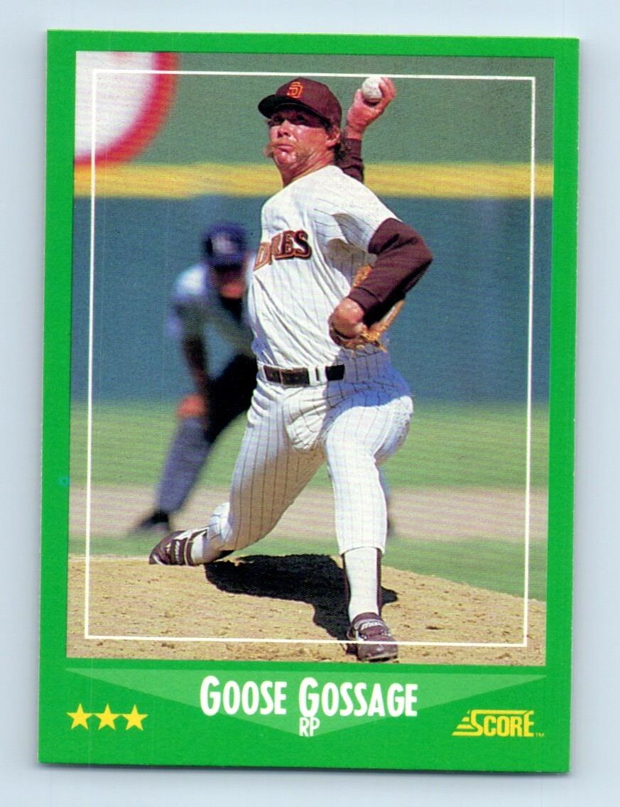 1988 Score Goose Gossage San Diego Padres #331 | eBay