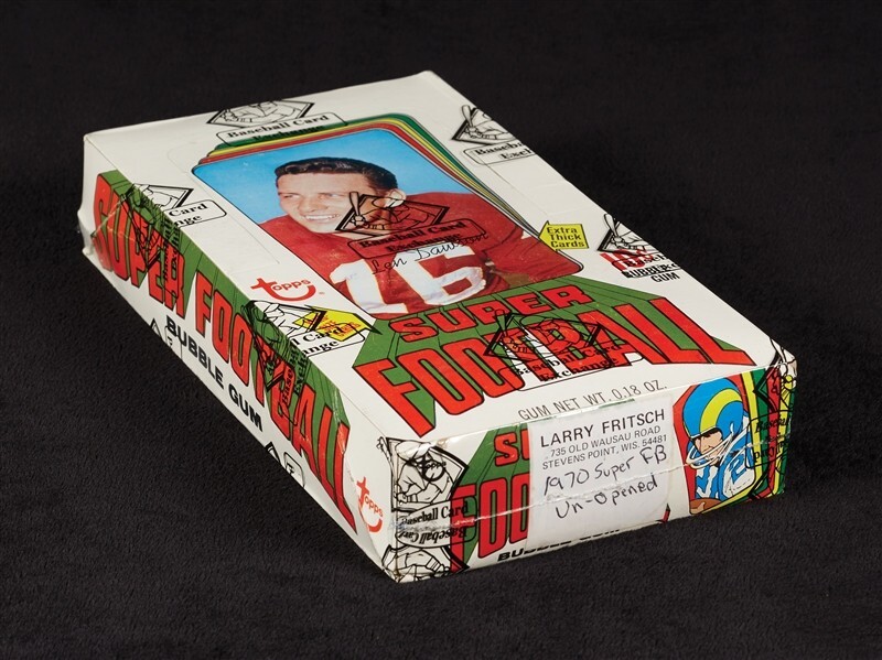 1970 Topps Super Football Wax Box - 24 Packs (Fritsch/BBCE) - Extremely ...