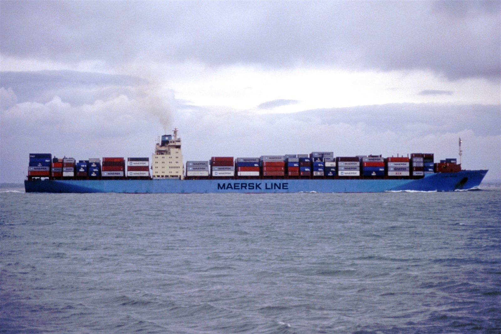 SQ2072 - Maersk Line Containership - Laura Maersk - photograph 6x4 | eBay