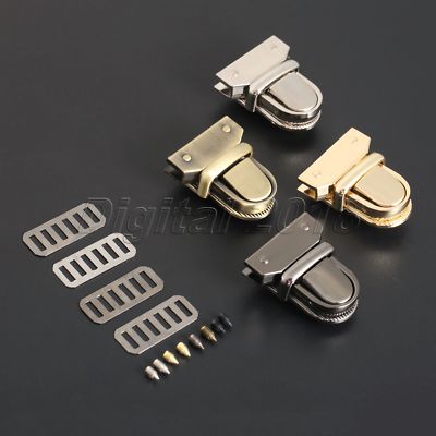 33*29mm 4 Colors Trunk Lock Handbag Purse Snap Clasp Closure Hardware ...