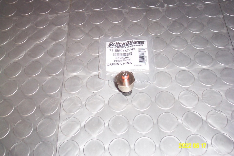 Mercury Mercruiser Quicksilver Water Pressure Sensor OEM 8M0157742 SS ...