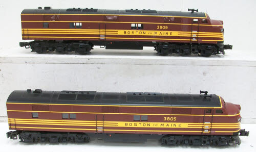 Williams E71003 O Gauge Boston & Maine E7 AA Diesel Locomotive Set LN ...