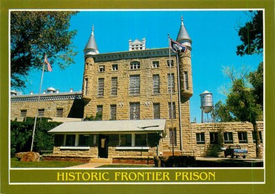 Postcard Frontier Prison, Wyoming State Penitentiary, Rawlins, Wyoming ...