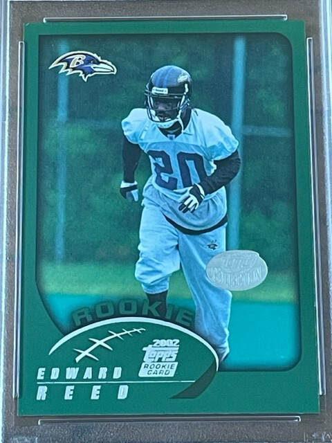 2002 Topps Collection Ed REED Rookie #353 BALTIMORE RAVENS PSA 8 NM-MT ...