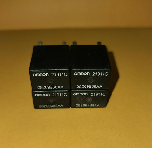 4 Tested Chrysler Dodge Jeep Plymouth 05269988AA Omron 21911C Relay 12 ...