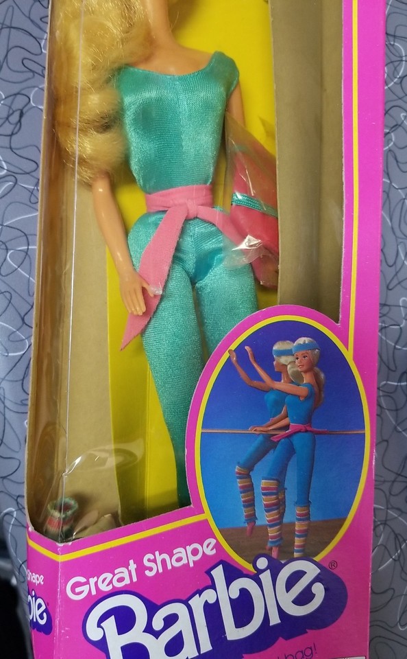 1983 Great Shape Barbie Doll - Aerobics Exercise Workout. In Original ...
