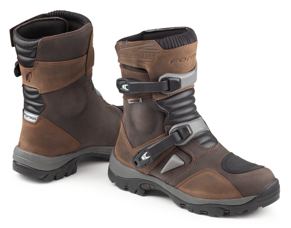 motorcycle boots | Forma ADVENTURE LOW dry boots UNBOXED adv dual sport ...
