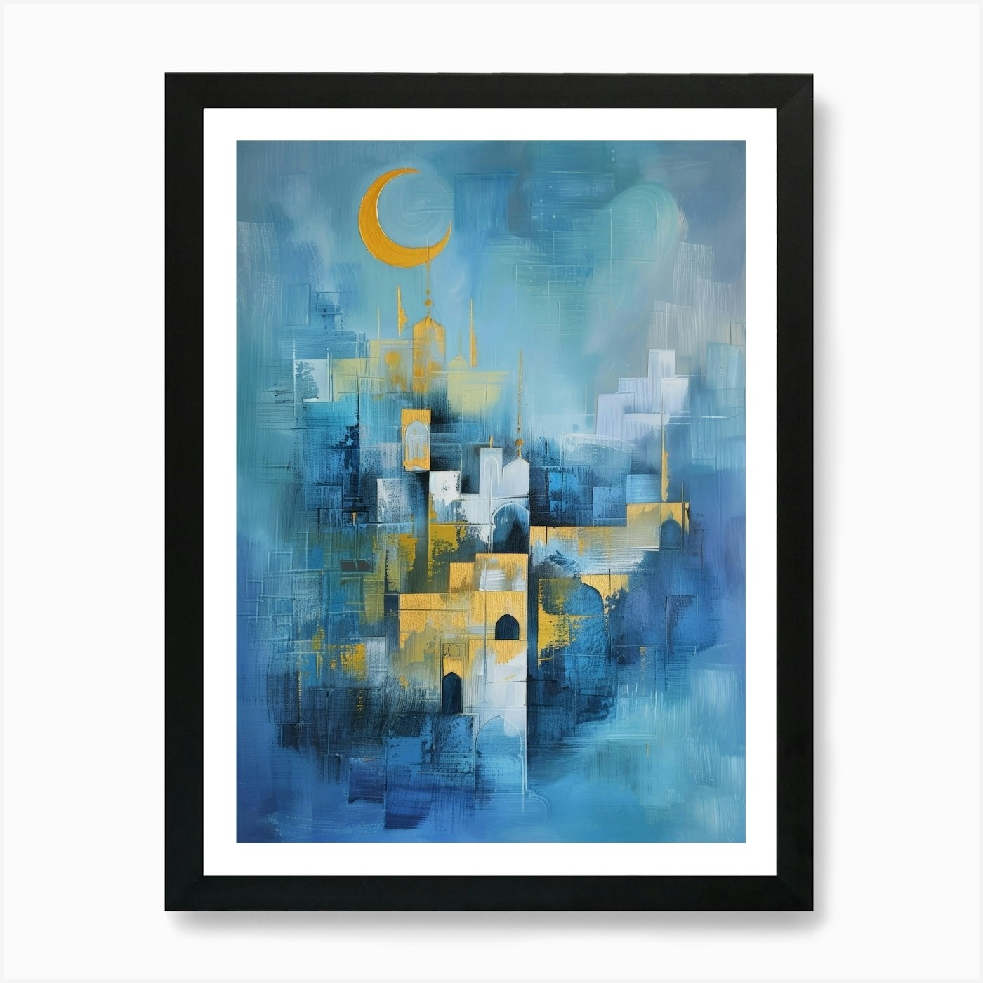 Islamic City 22 Art Print Framed Wall Art Poster Canvas Print Picture ...