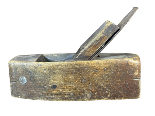 Antique W. Butcher Coffin Smoothing Plane c.1830–1870 Woodworking Tool ...