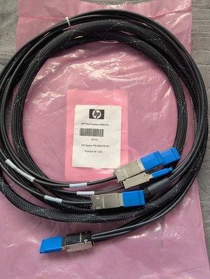 HPE StoreEver 4m External Mini-SAS to 4x1 Mini-SAS Cable AN976A | eBay ...