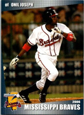 2006 Grandstand Mississippi Braves Minor League Baseball Card Onil ...