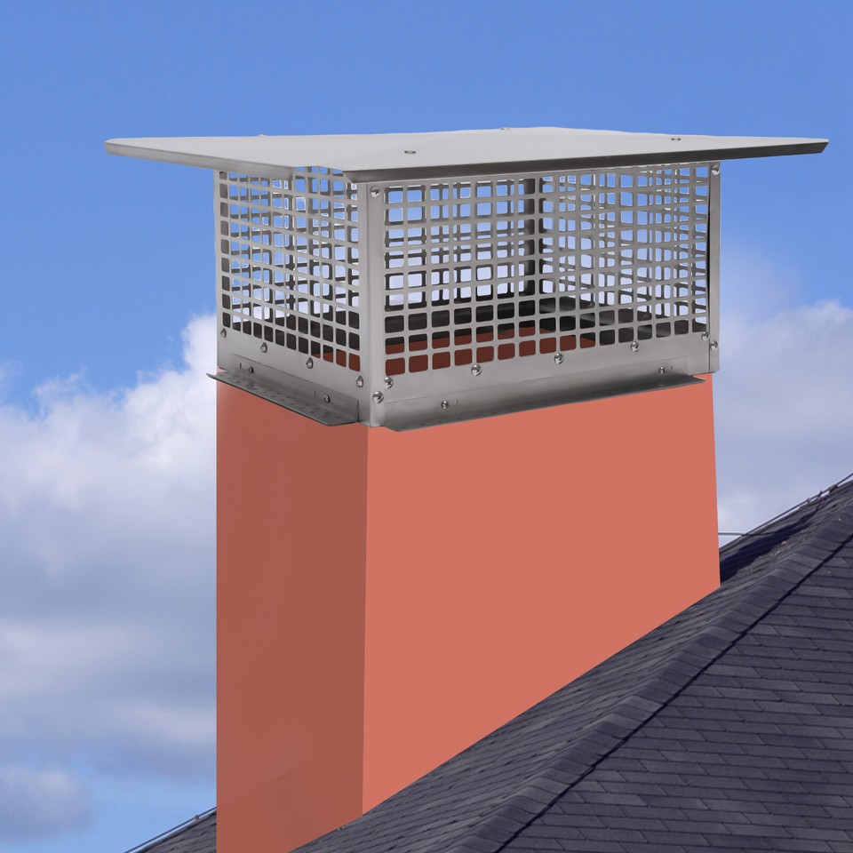 Chimney Cap, Multi-size Flue Caps, 304 Stainless Steel Fireplace ...