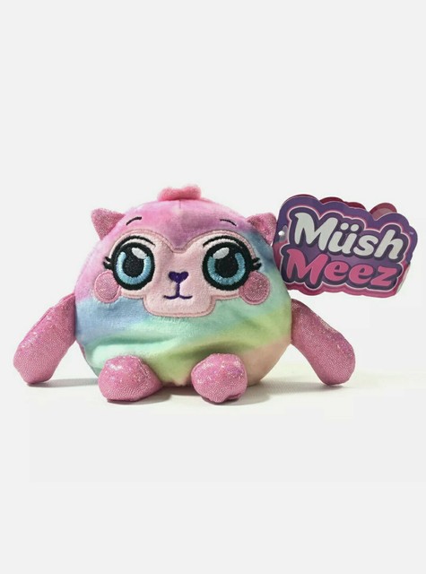 Mushmeez Plush Mush Meez Squishy Squeezamals Blue Purple White for sale ...