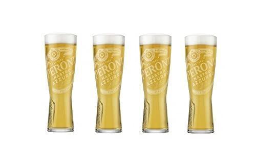 Peroni Italian Beer Glass - 2025 Signature Edition - 0.4 Liter - Set of ...