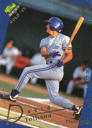 #175 KNOXVILLE BLUE JAYS # DAVID TOLLISON CARD CLASSIC BEST GOLD '93 | eBay