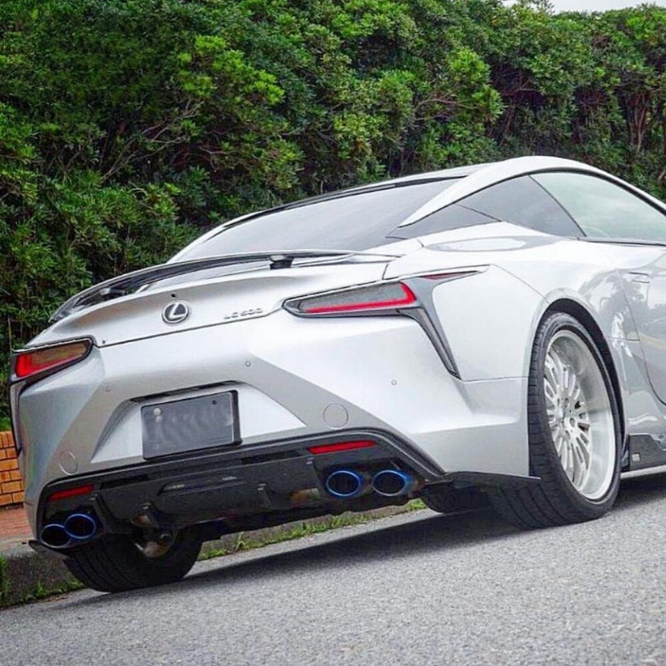 Rear Diffuser For Lexus LC500 LC500h 2018-2024 Dry Carbon Fiber Rear ...