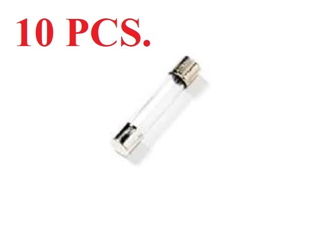10PK New Fast Acting 5 Amp 250 Volt 5AG 312 Glass Fuses 1-1/4 X 1/4 5A ...