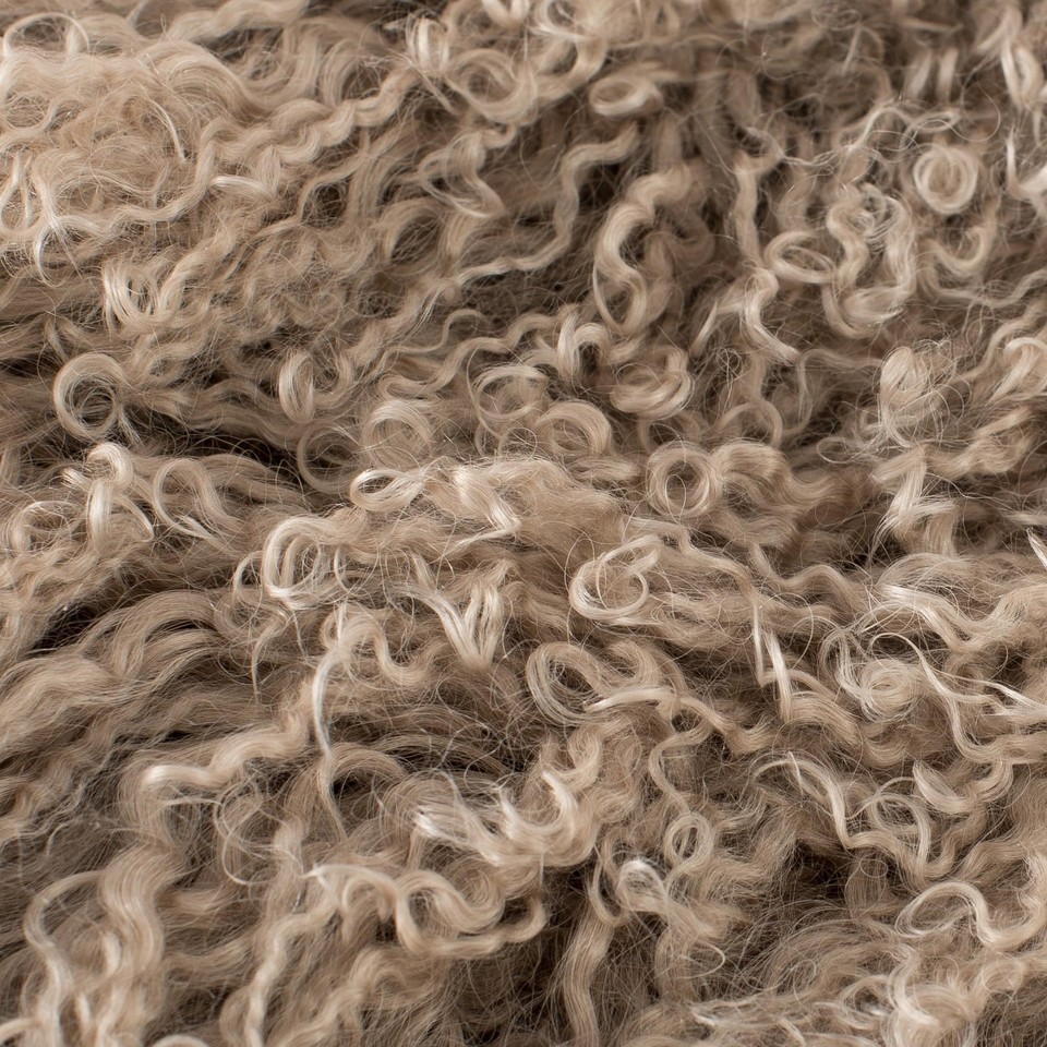 100% Genuine Sheepskin Area Rug Real Lightweight Fluffy Soft Mongolian ...