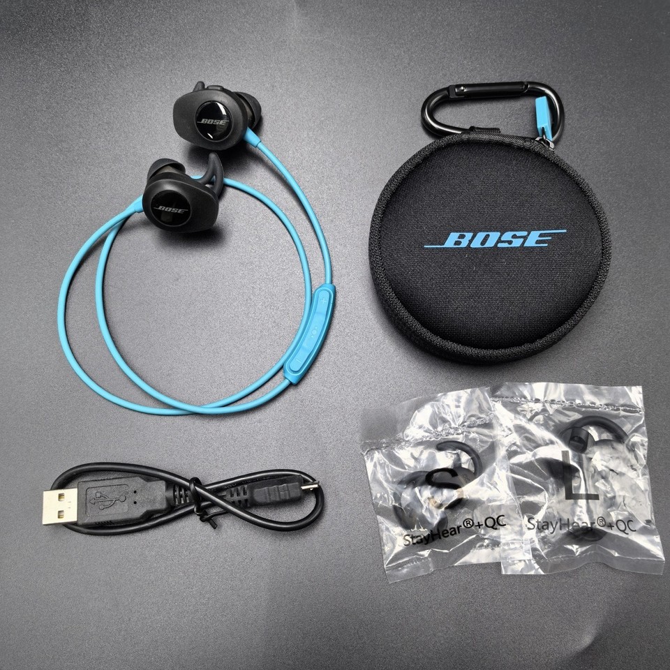 Bose SoundSport Bluetooth Wireless Headphones In-Ear Neckband Earbuds ...